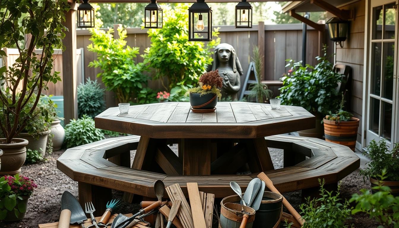 How to Make an Octagon Picnic Table at Home