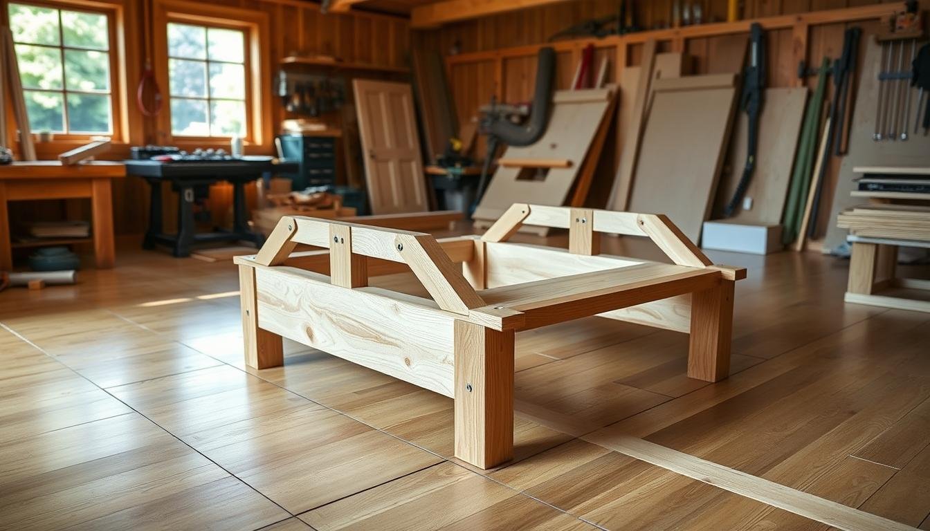 how to build a hall tree with bench(woodworking plans)